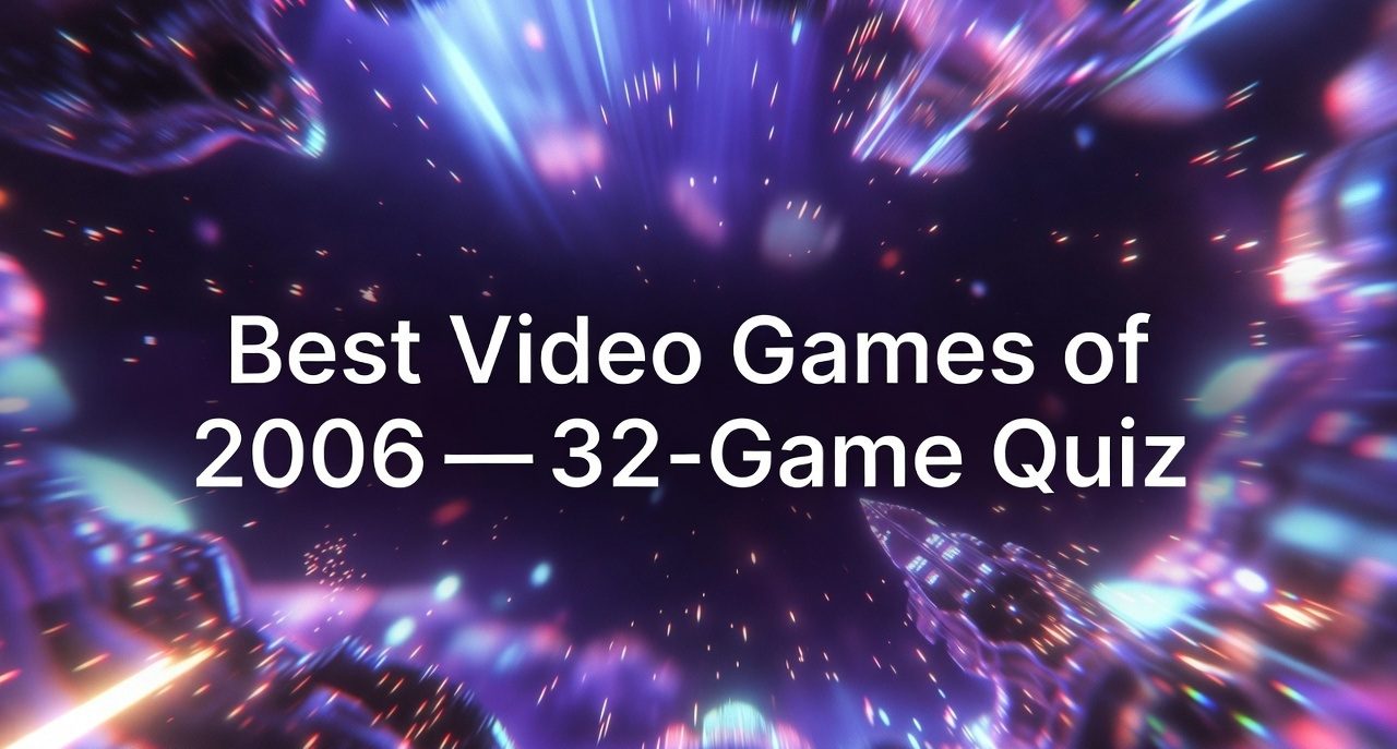 Best Video Games of 2006 — 32-Game Quiz - ZyntoHub