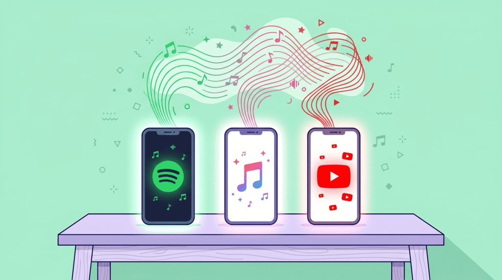 Spotify AI DJ vs Apple vs YouTube Music: 2026 Comparison