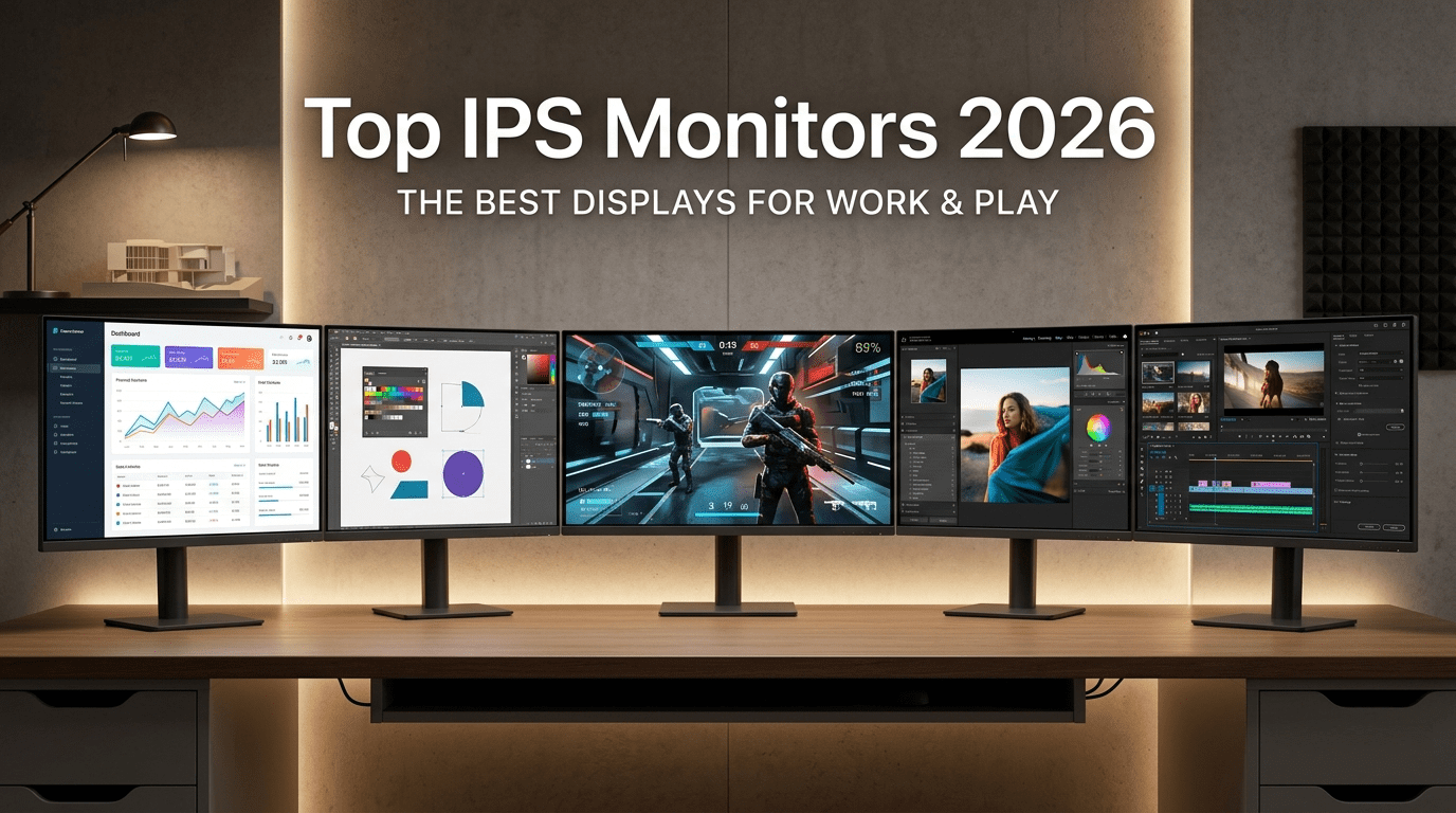 Top-5 Best IPS Monitors in 2026: From Budget to Premium